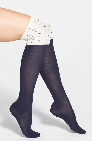 Capelli New York Capelli of New York Colorblock Over the Knee Socks ...