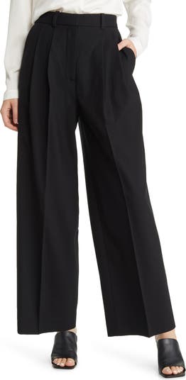 COS Wide Leg Wool Trousers | Nordstrom