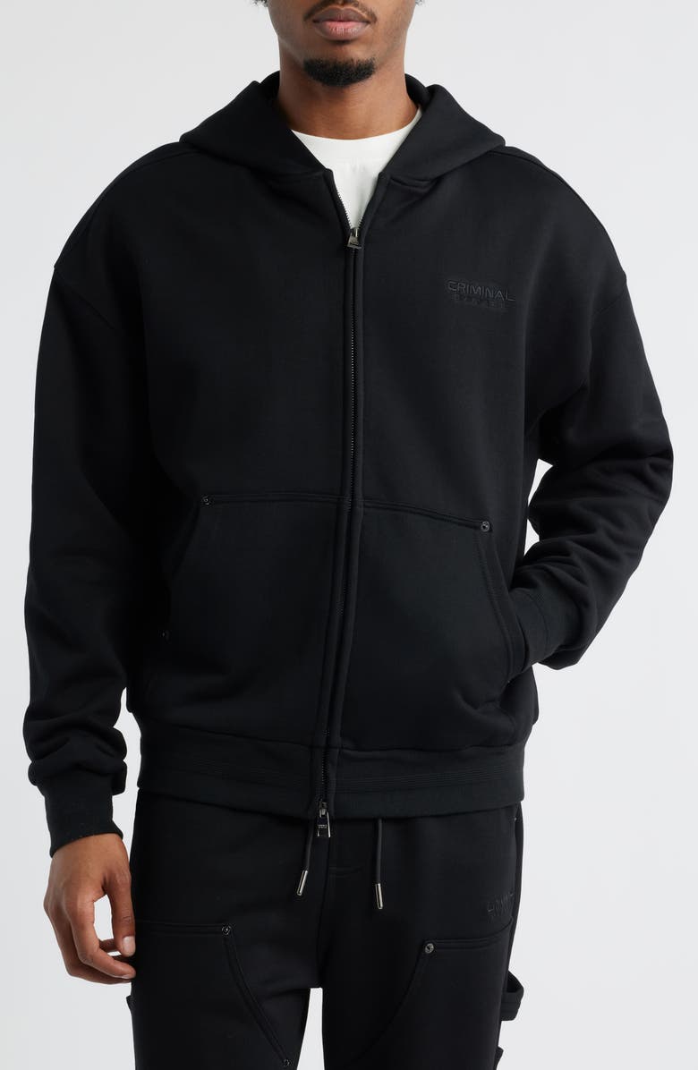 CRIMINAL DAMAGE Utility Zip-Up Hoodie | Nordstromrack