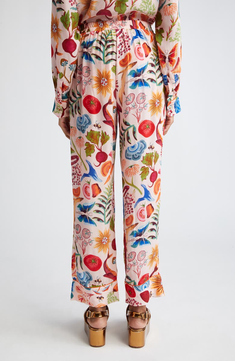FARM Rio Bright Farm Print Pull-On Pants | Nordstromrack