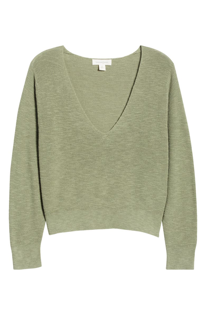 Treasure & Bond Shrunken Cotton & Linen Sweater | Nordstromrack