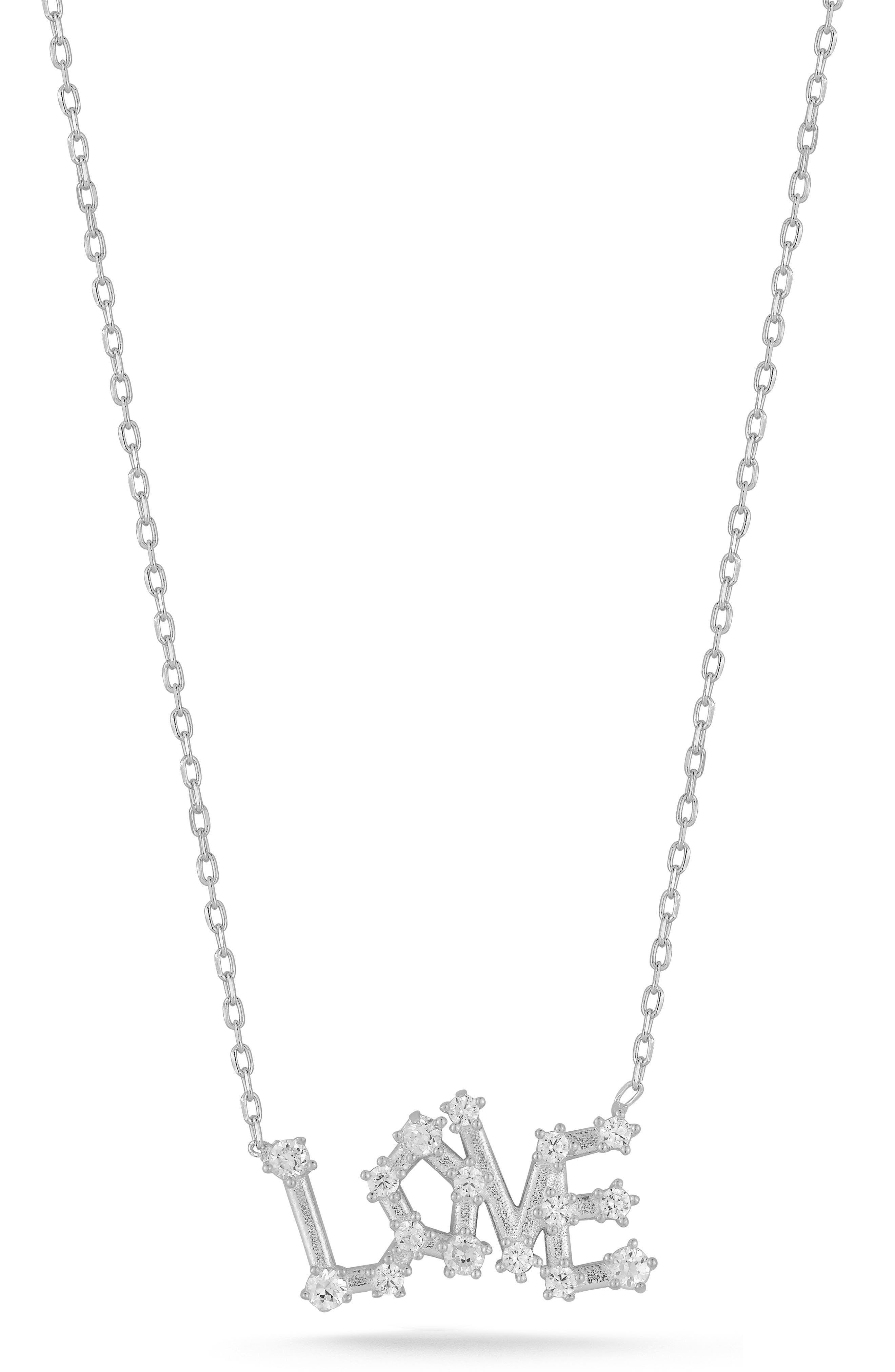 GLAZE JEWELRY Love Pendant Necklace | Nordstromrack
