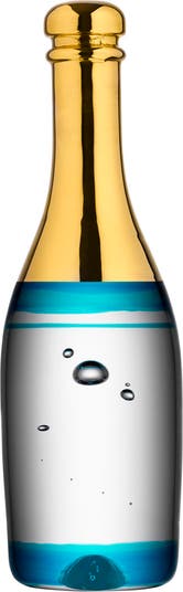 Kosta Boda Crystal Celebrate Champagne Bottle - Blue | Nordstromrack