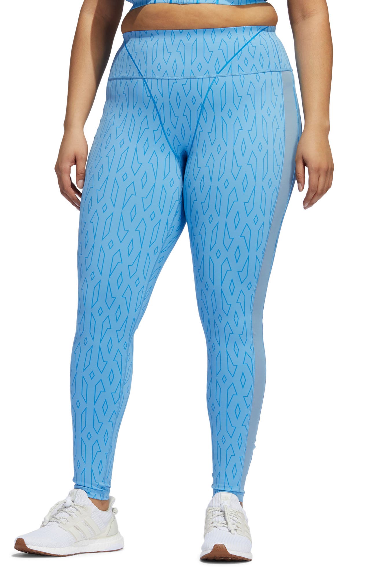 adidas x IVY PARK Monogram Sheer Panel Tights | Nordstromrack
