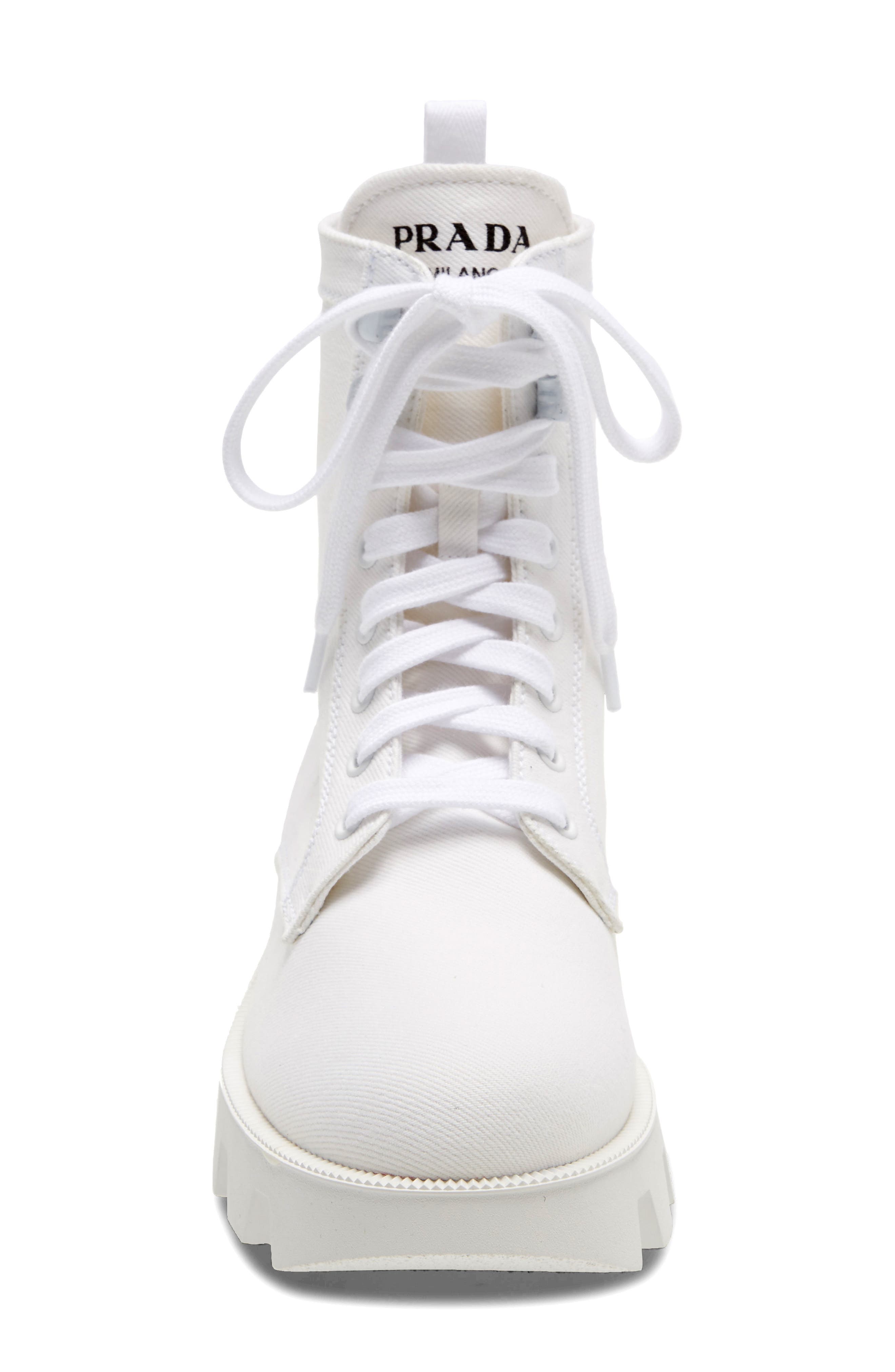 Prada Rocksand Combat Boot (Women) | Nordstrom