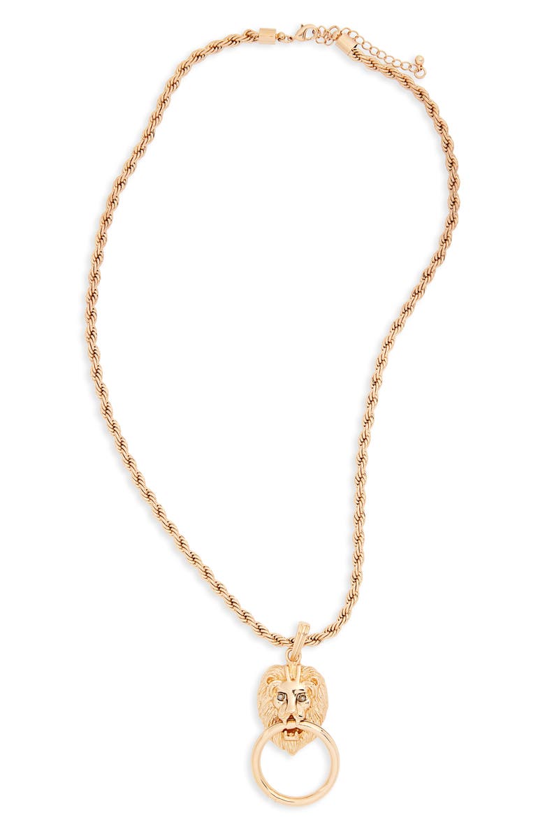 Kitsch Lion Pendant Necklace | Nordstrom