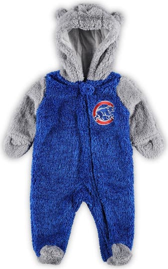 Outerstuff Newborn and Infant Royal/Gray Chicago Cubs Game Nap Teddy ...