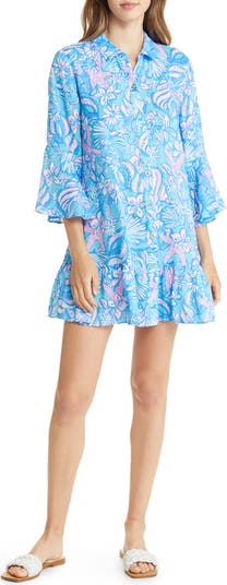 Lilly Pulitzer® Linley Button-Up Cover-Up Dress | Nordstrom