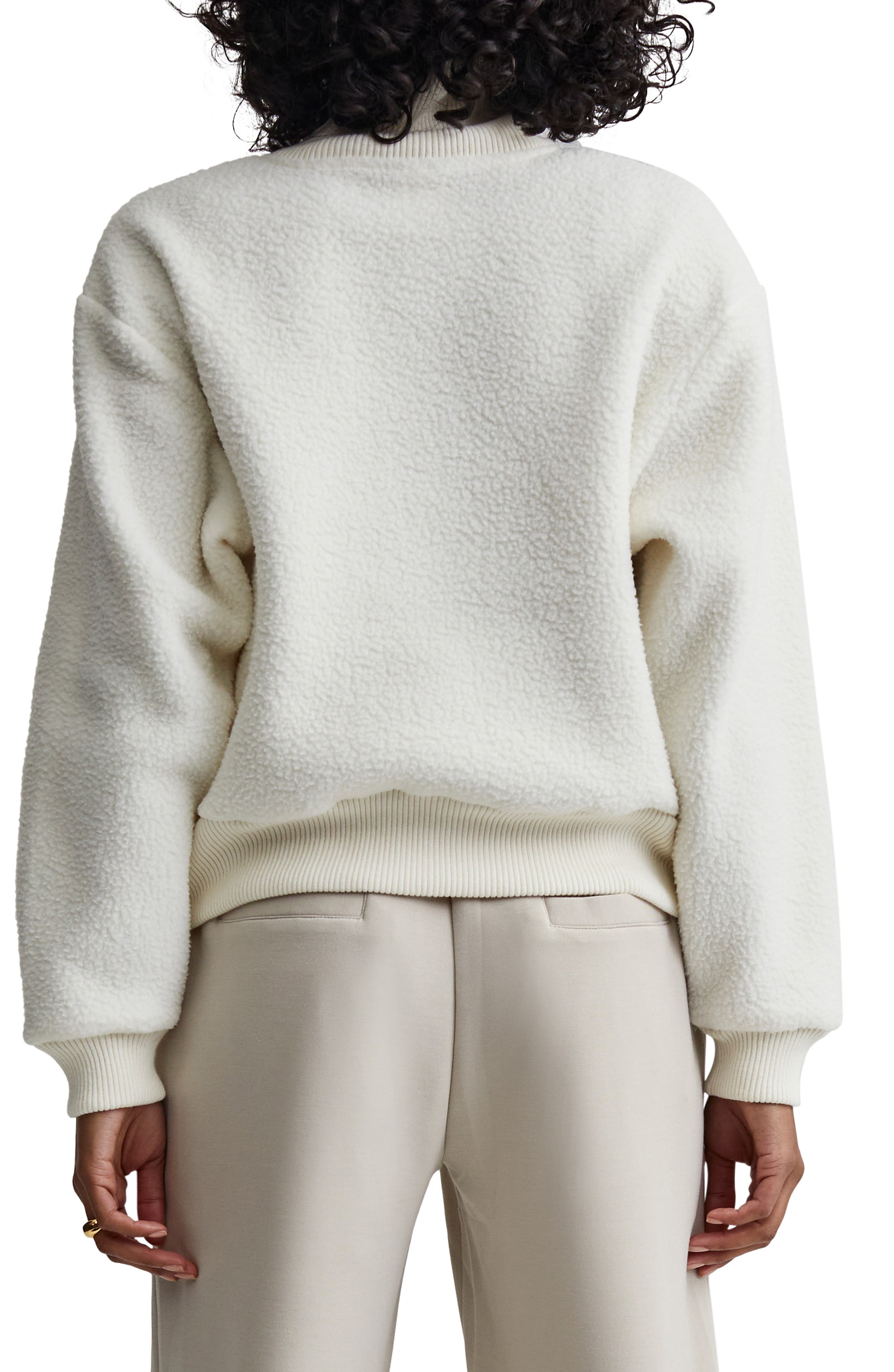 Varley Roselle Recycled Polyester Fleece Half Zip Pullover | Nordstrom