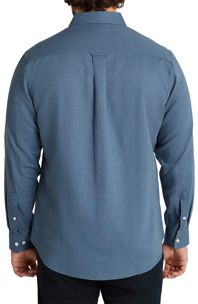 Johnny Bigg Anders Linen & Cotton Button-Up Shirt | Nordstromrack