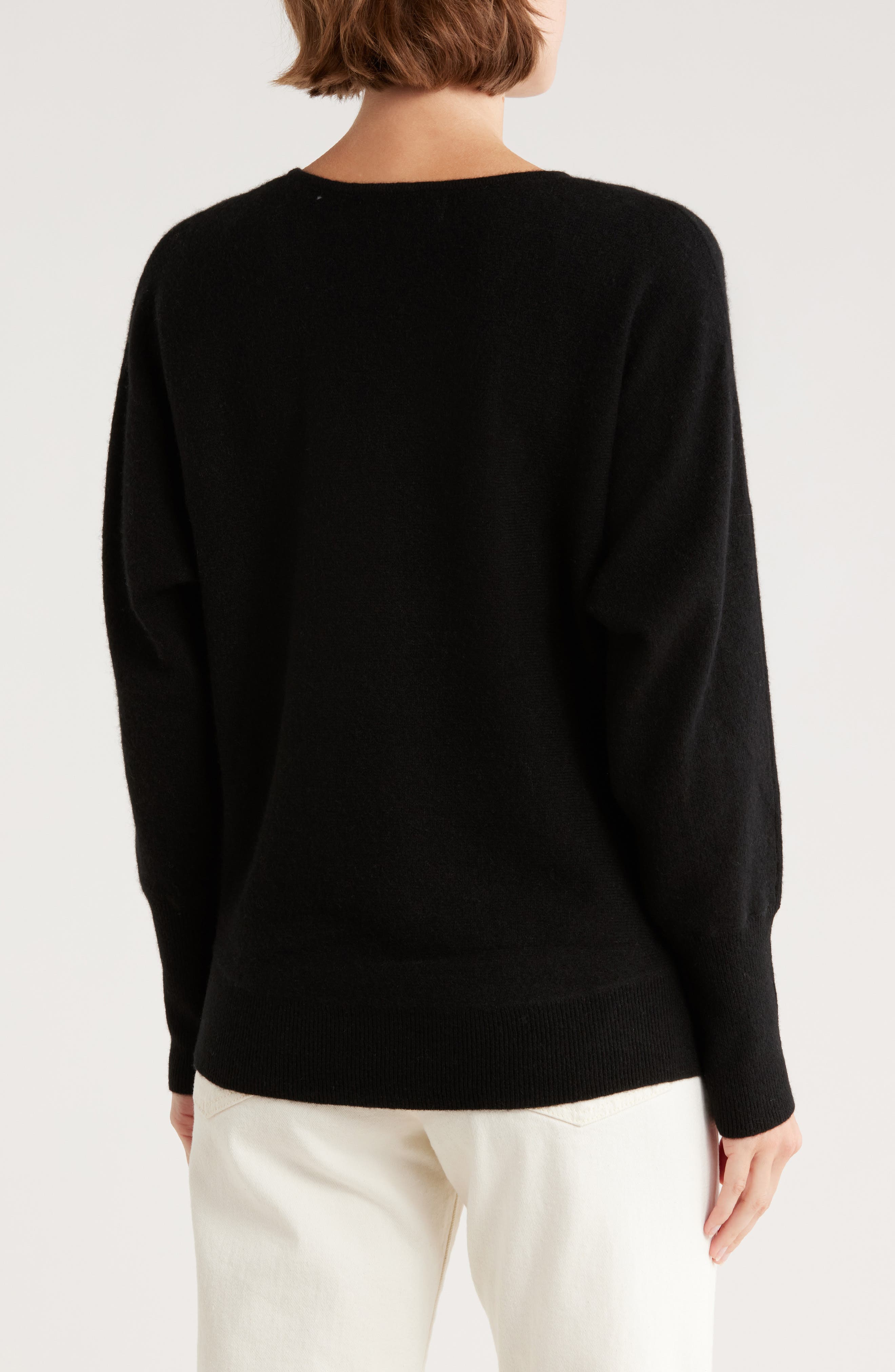 Magaschoni Cashmere V-Neck Dolman Sweater | Nordstromrack