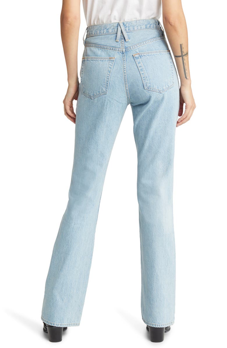 SLVRLAKE Patch Pocket High Waist Cotton Flare Jeans | Nordstromrack
