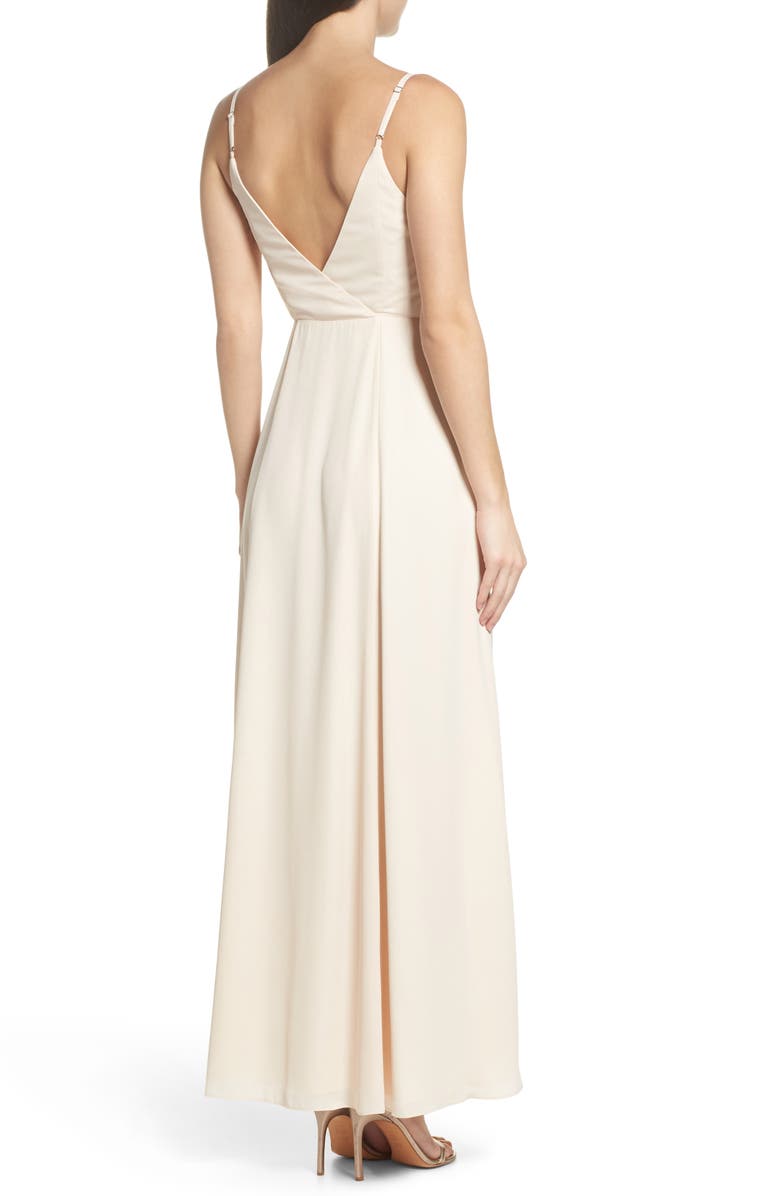 Fame and Partners Tilbury Georgette Wrap Maxi Dress | Nordstrom