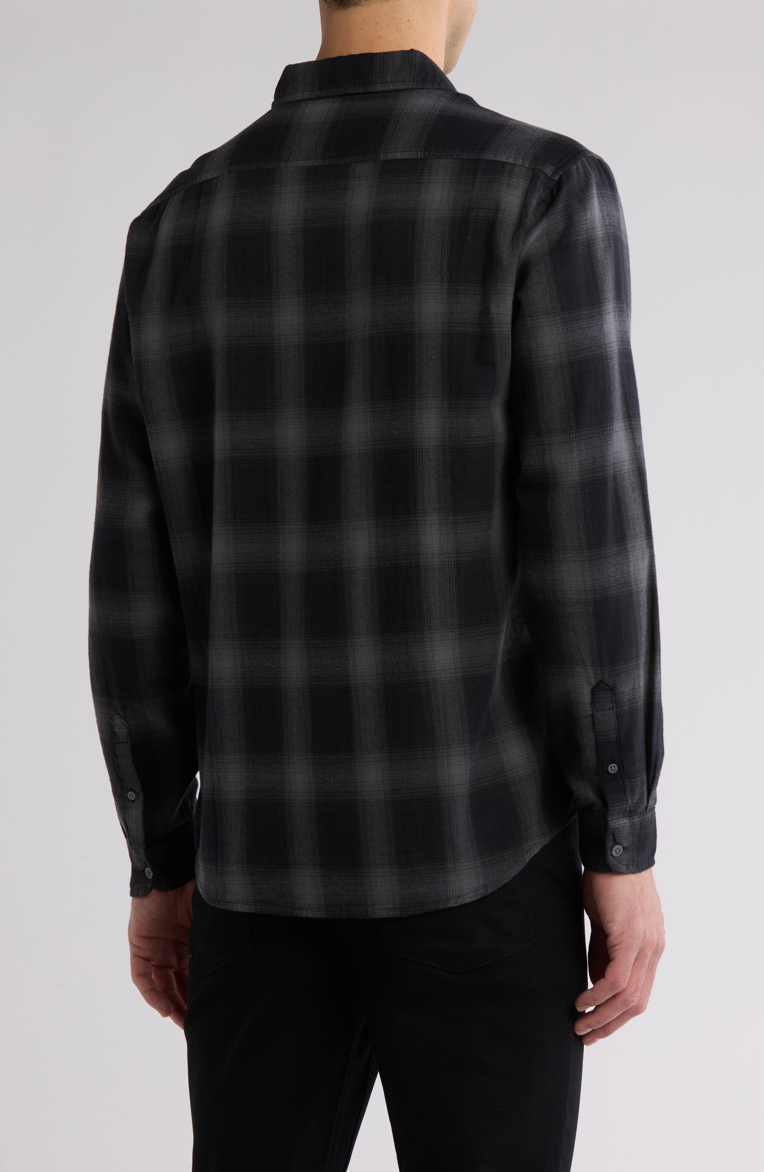 Slate & Stone Regular Cotton Flannel Button-Up Shirt | Nordstromrack
