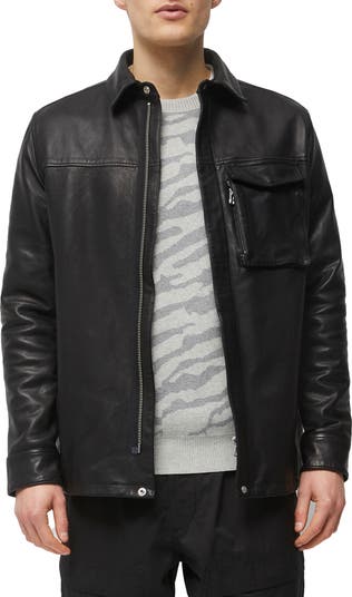 French Connection Bleaker Leather Jacket | Nordstrom