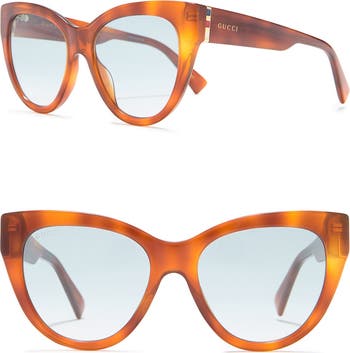Gucci Core 53mm Cat Eye Sunglasses | Nordstromrack