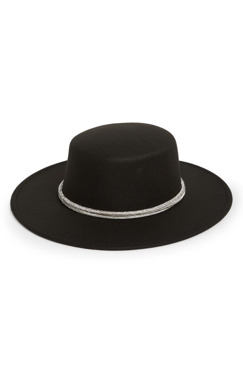 Steve Madden Vital Rhinestone Rope Felt Hat | Nordstromrack