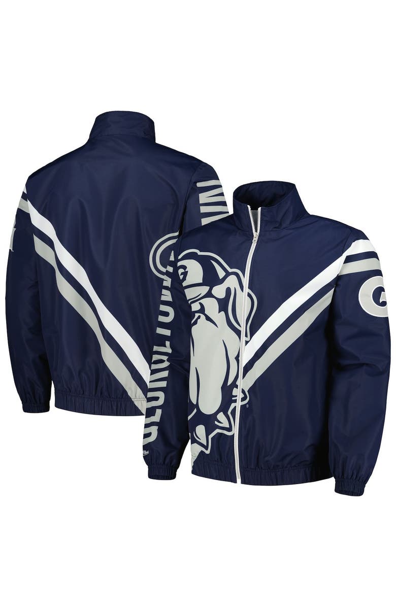 Mitchell & Ness Men's Mitchell & Ness Navy Georgetown Hoyas Exploded ...