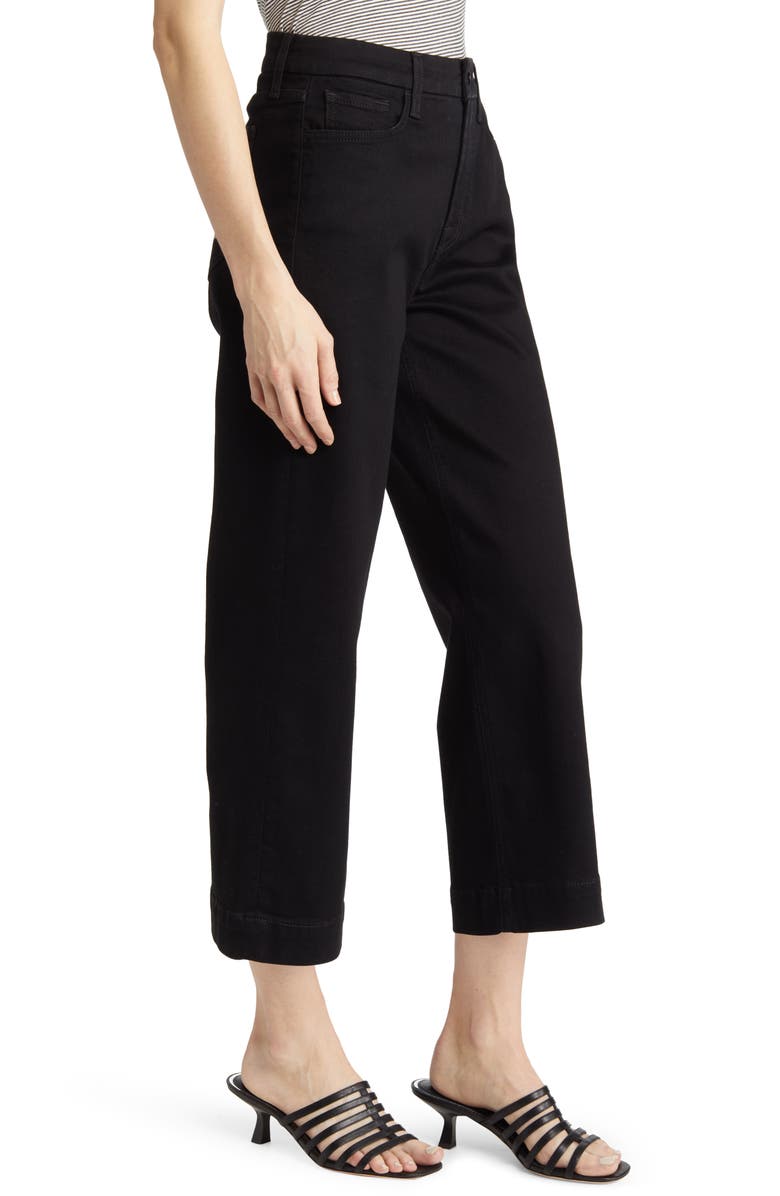 JEN7 by 7 For All Mankind High Waist Crop Wide Leg Trouser Jeans ...