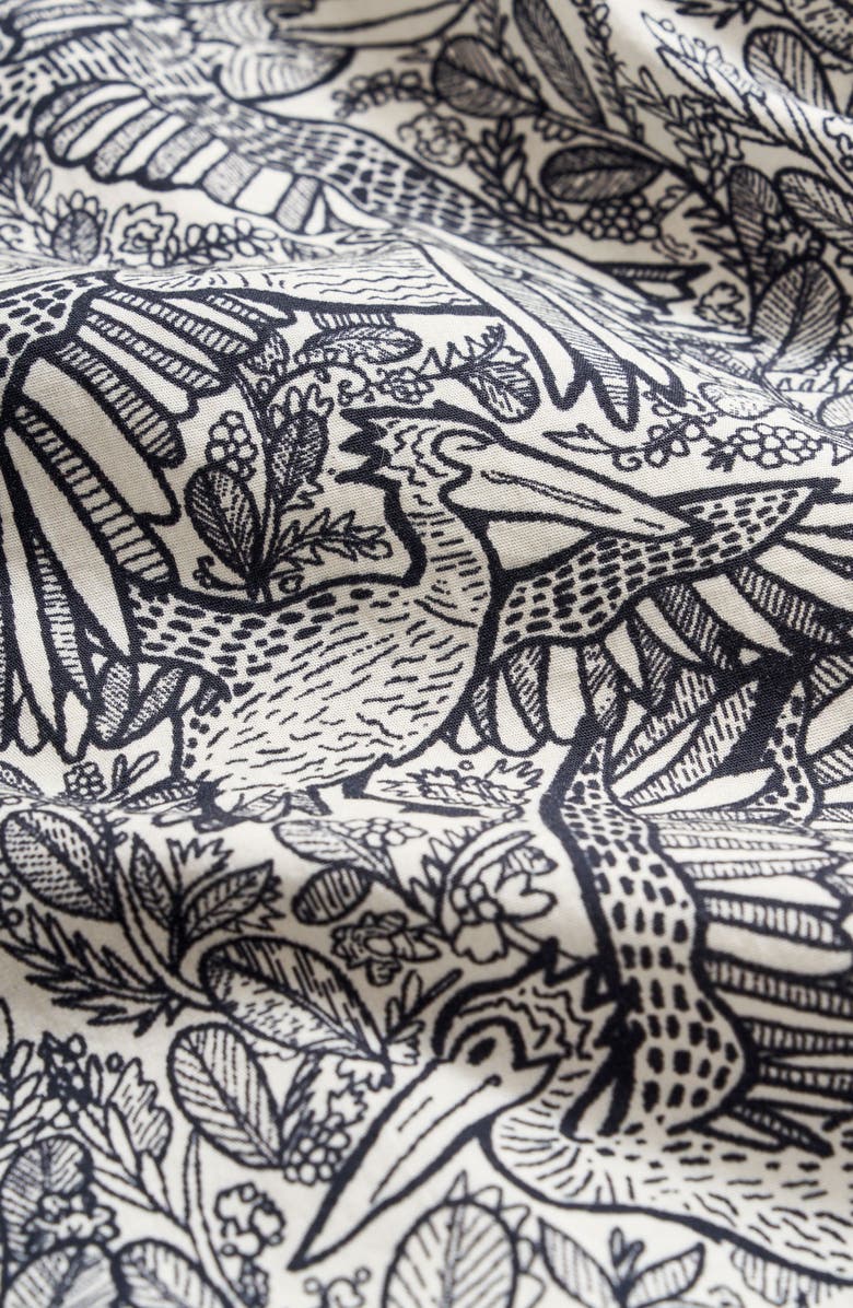 Billy Reid Wilson Pelican Beach Print Button-Up Shirt | Nordstromrack