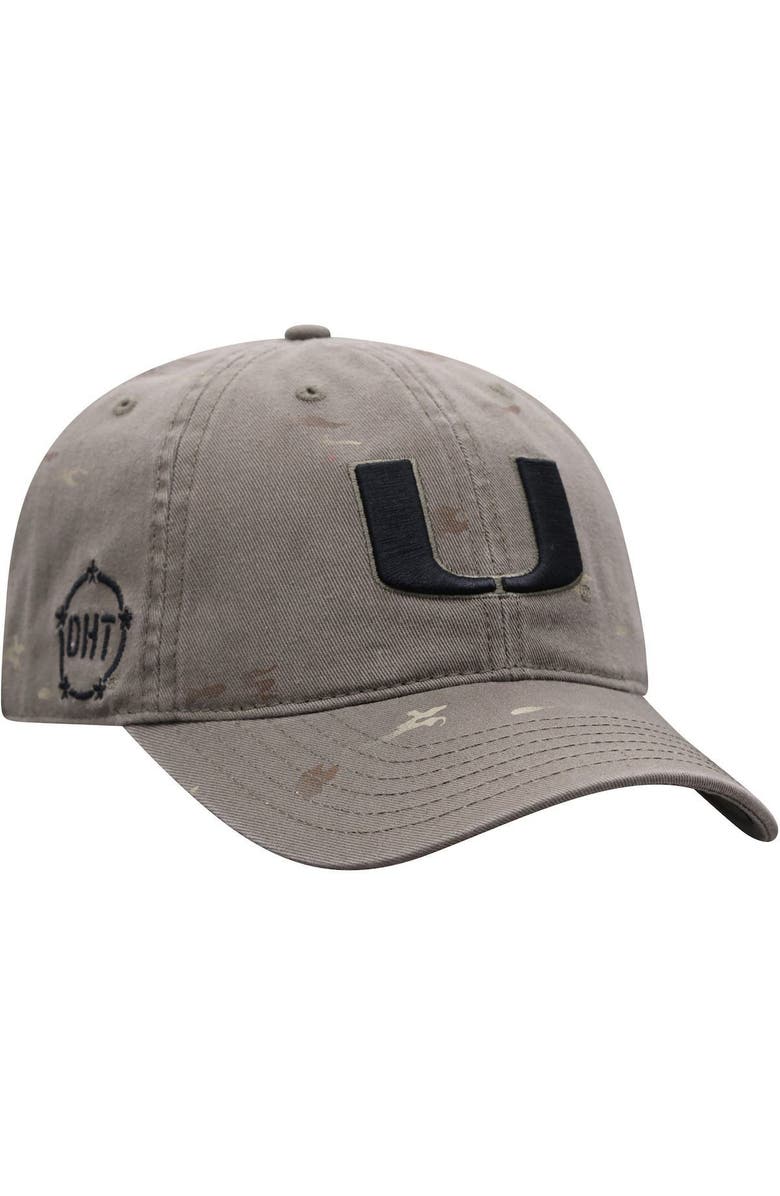 TOP OF THE WORLD Men's Top of the World Olive Miami Hurricanes OHT ...