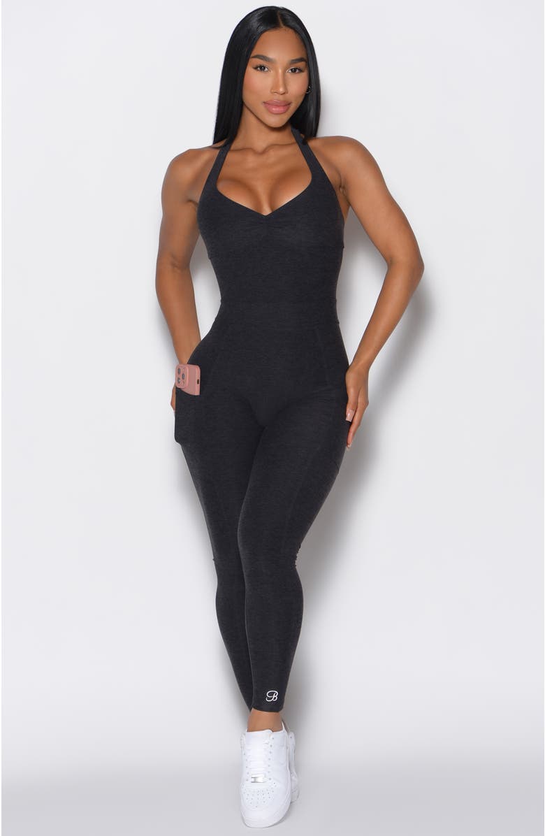 Bombshell Sportswear Backless Pocket Bodysuit Short | Nordstrom