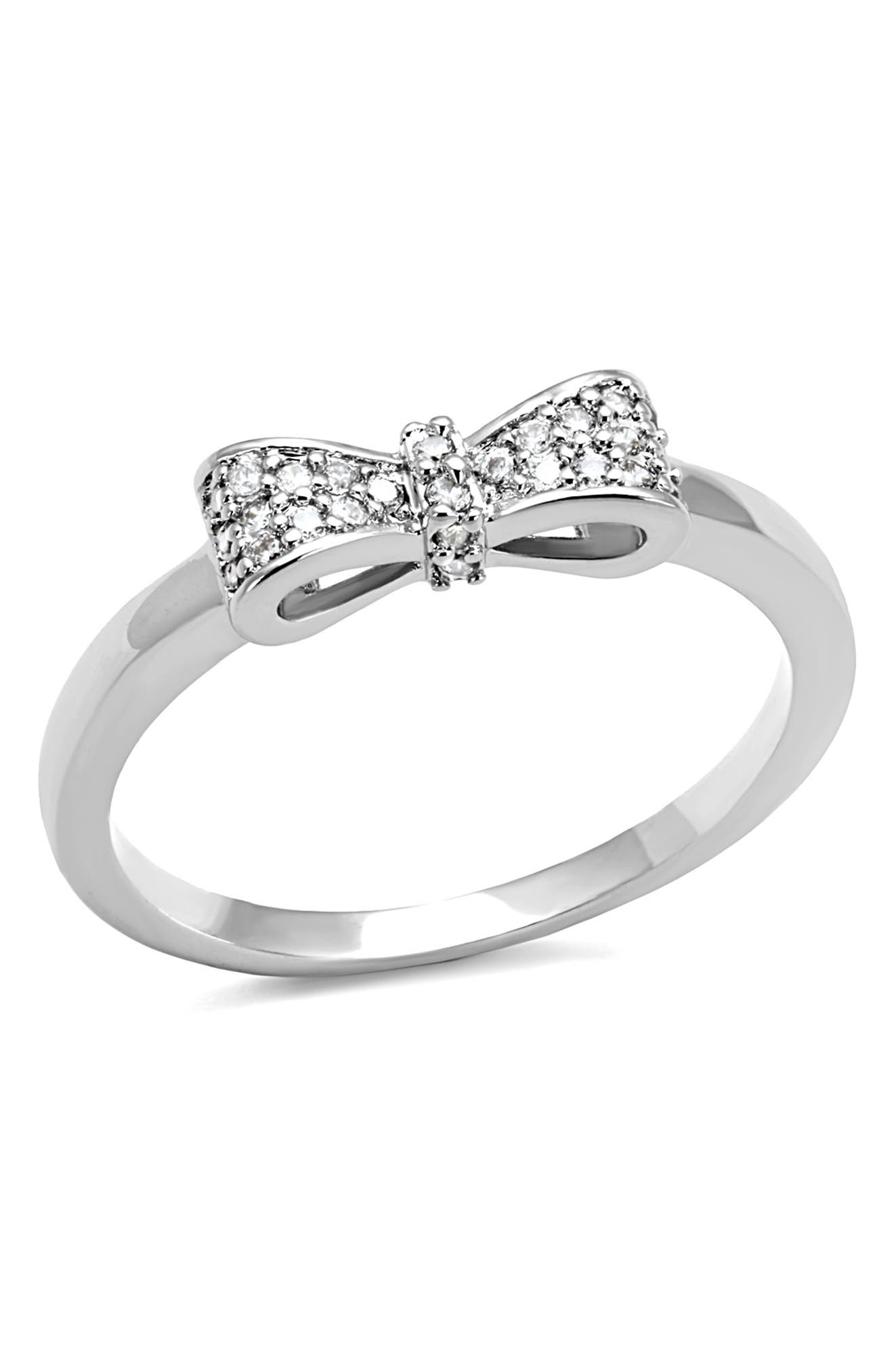 Covet CZ Pave Bowtie Ring | Nordstromrack