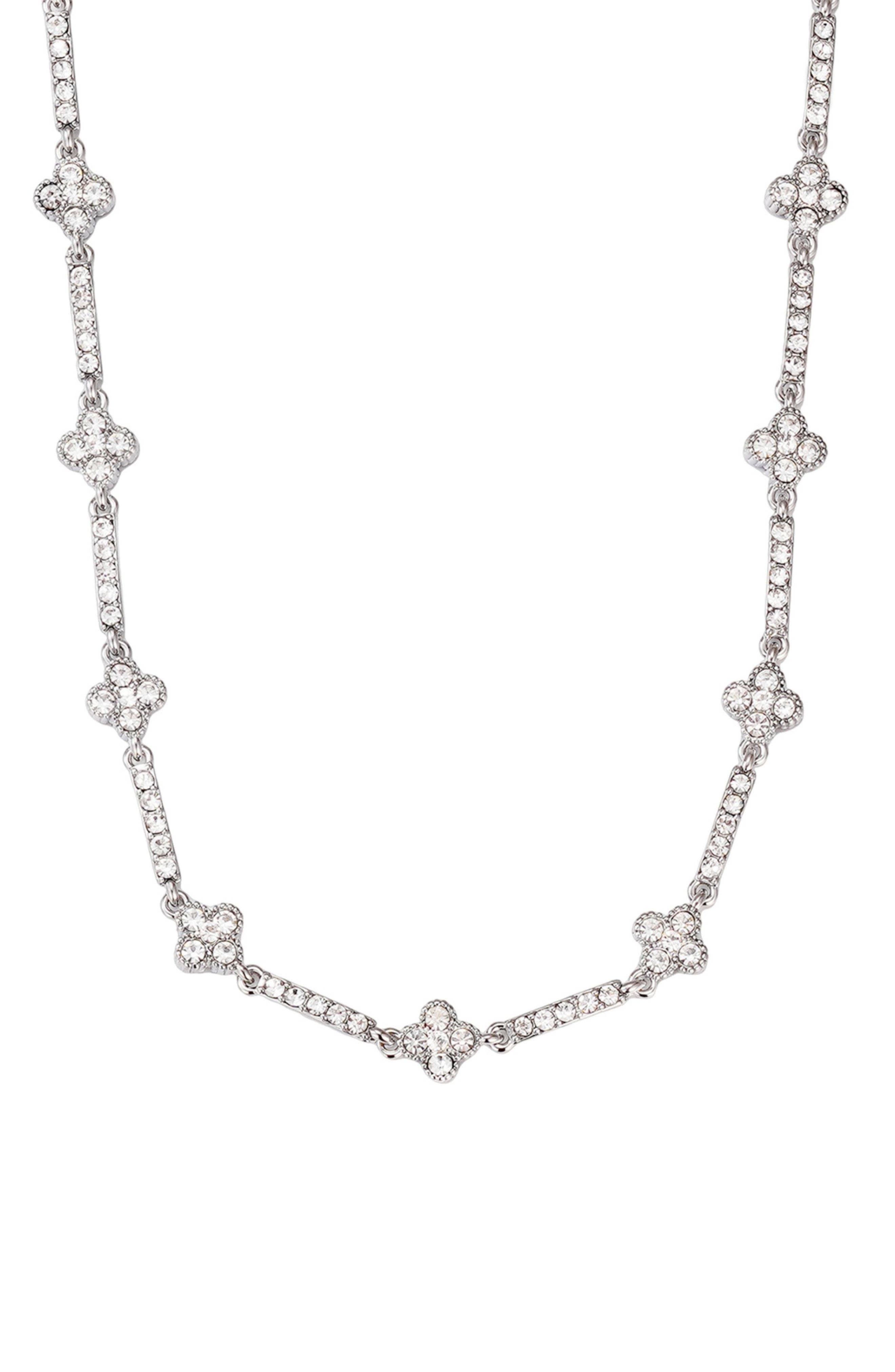 Adornia Crystal Clover Necklace | Nordstromrack