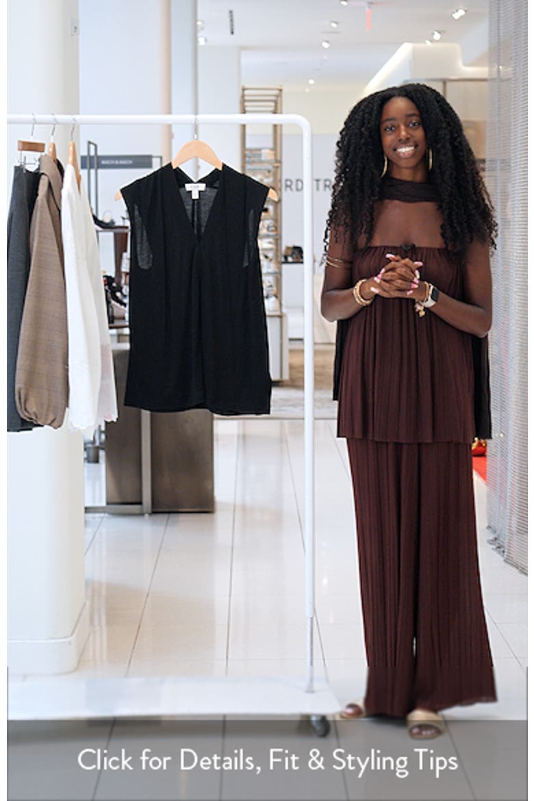 Draped V-Neck Sleeveless Top (Women) | Nordstromrack