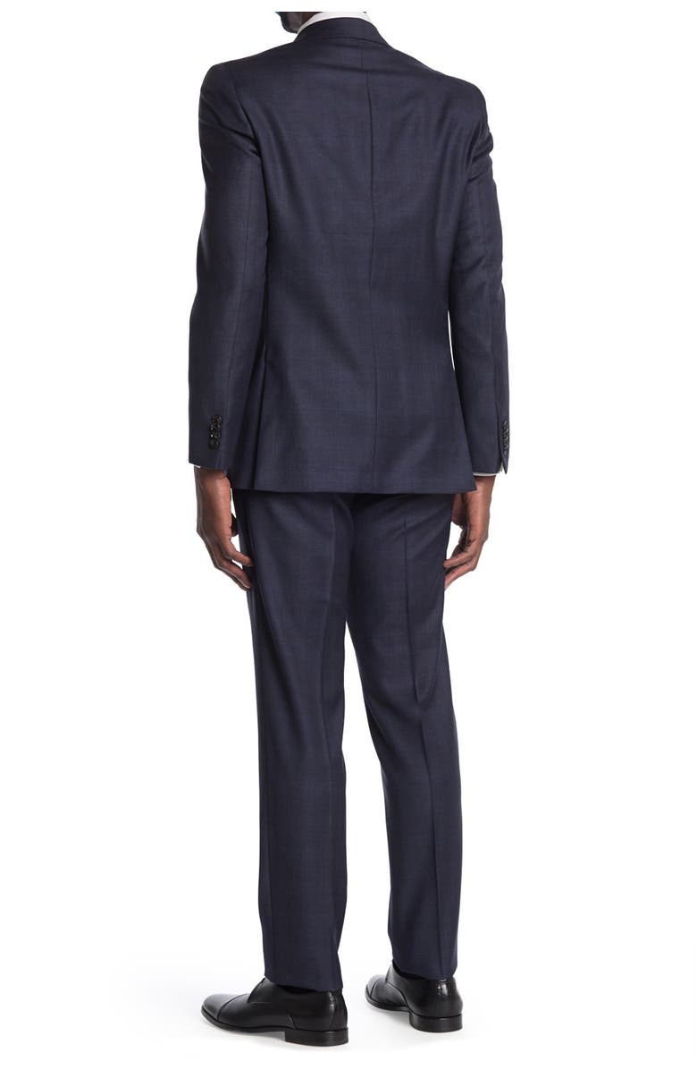 Ted Baker London Jim Navy Plaid Two Button Notch Lapel Slim Fit Wool ...