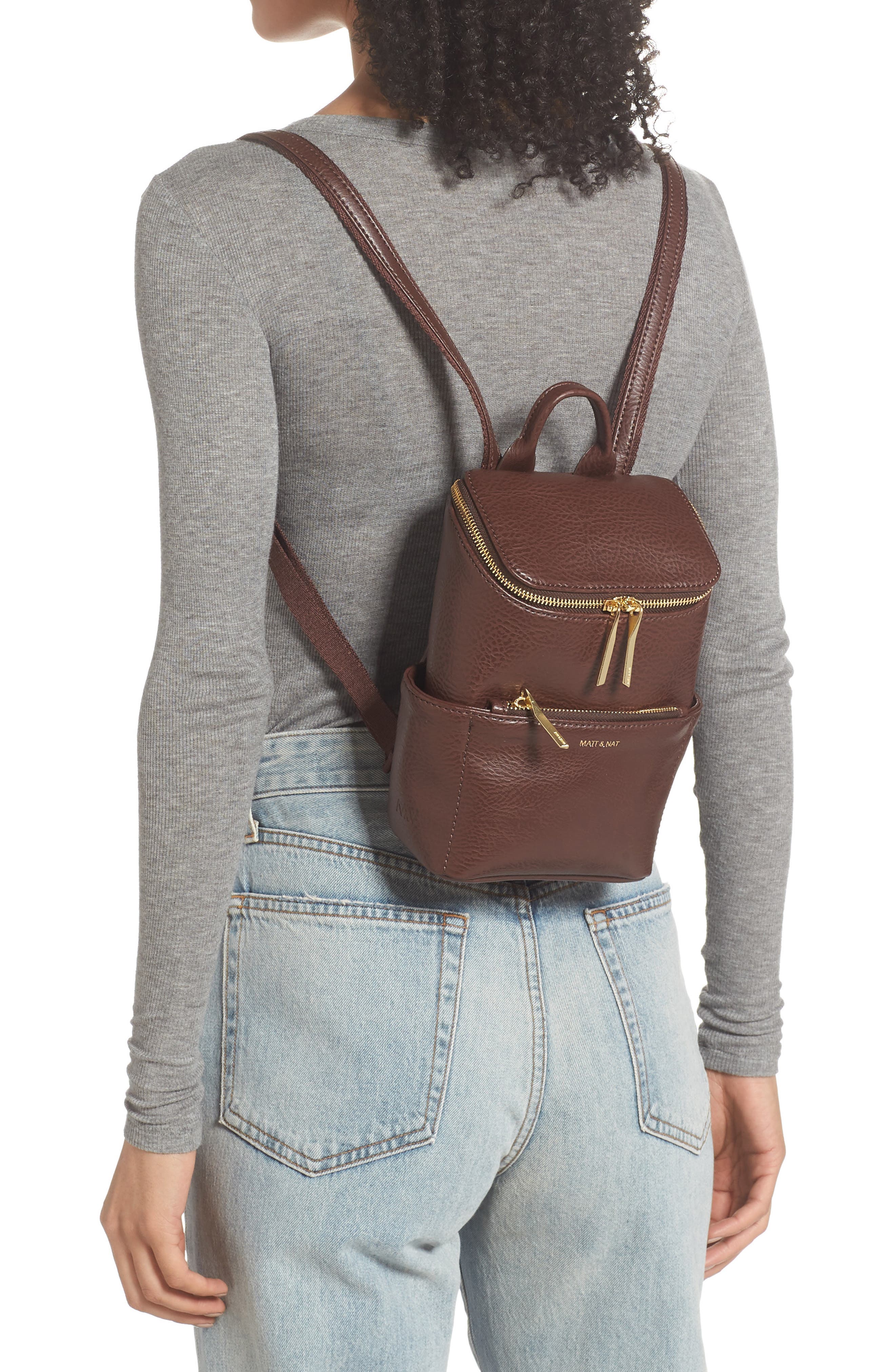 Matt & Nat Mini Dwell Brave Vegan Leather Backpack | Nordstromrack