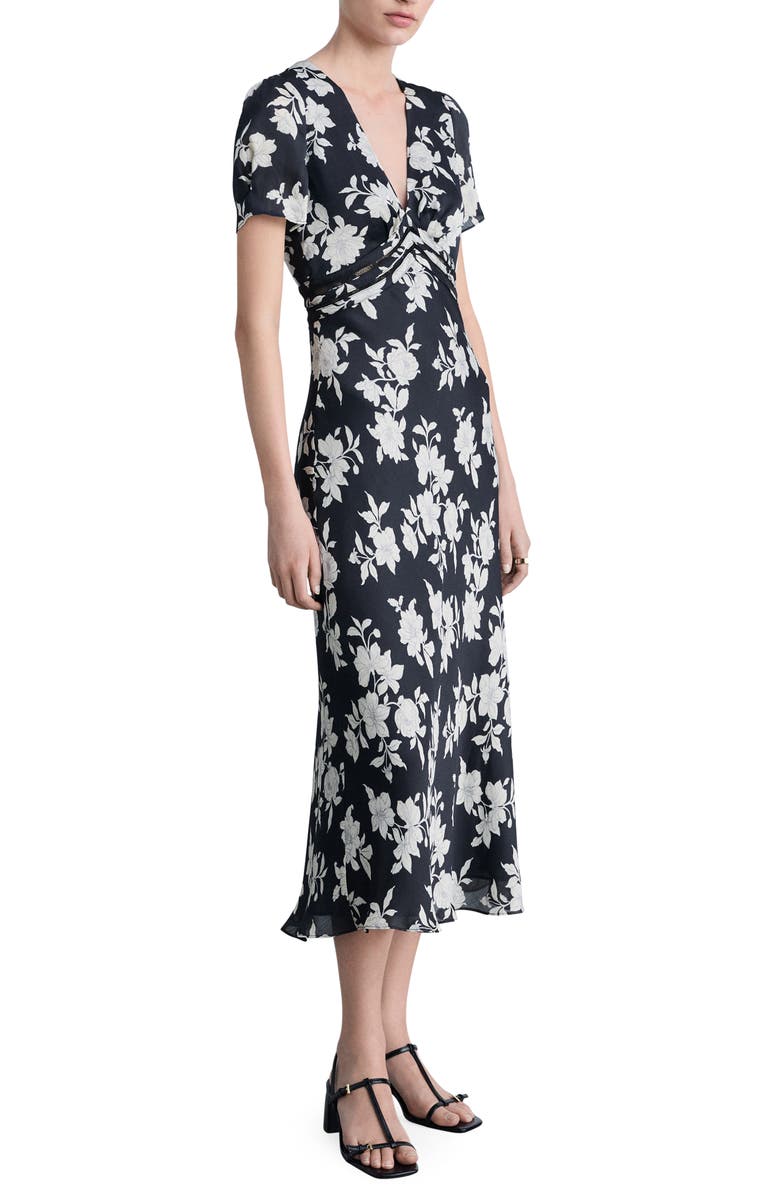 MANGO Floral Midi Dress | Nordstromrack