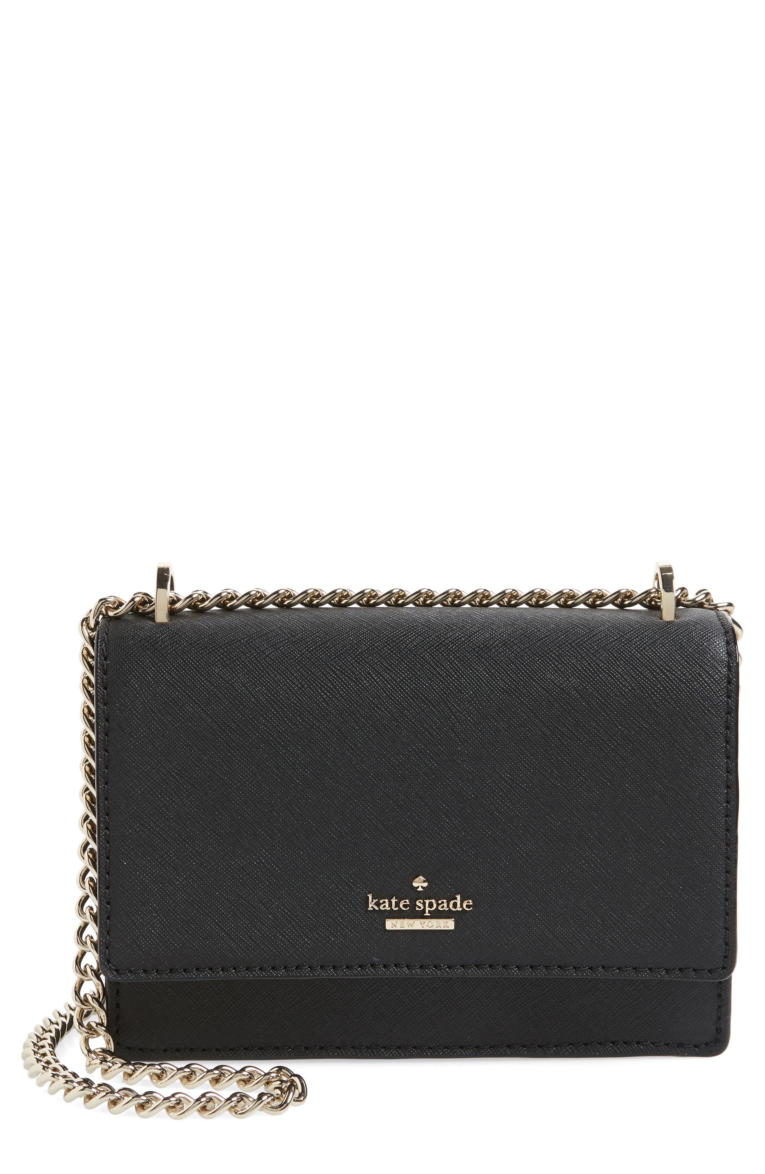 Kate Spade New York cameron street - hazel metallic leather crossbody ...