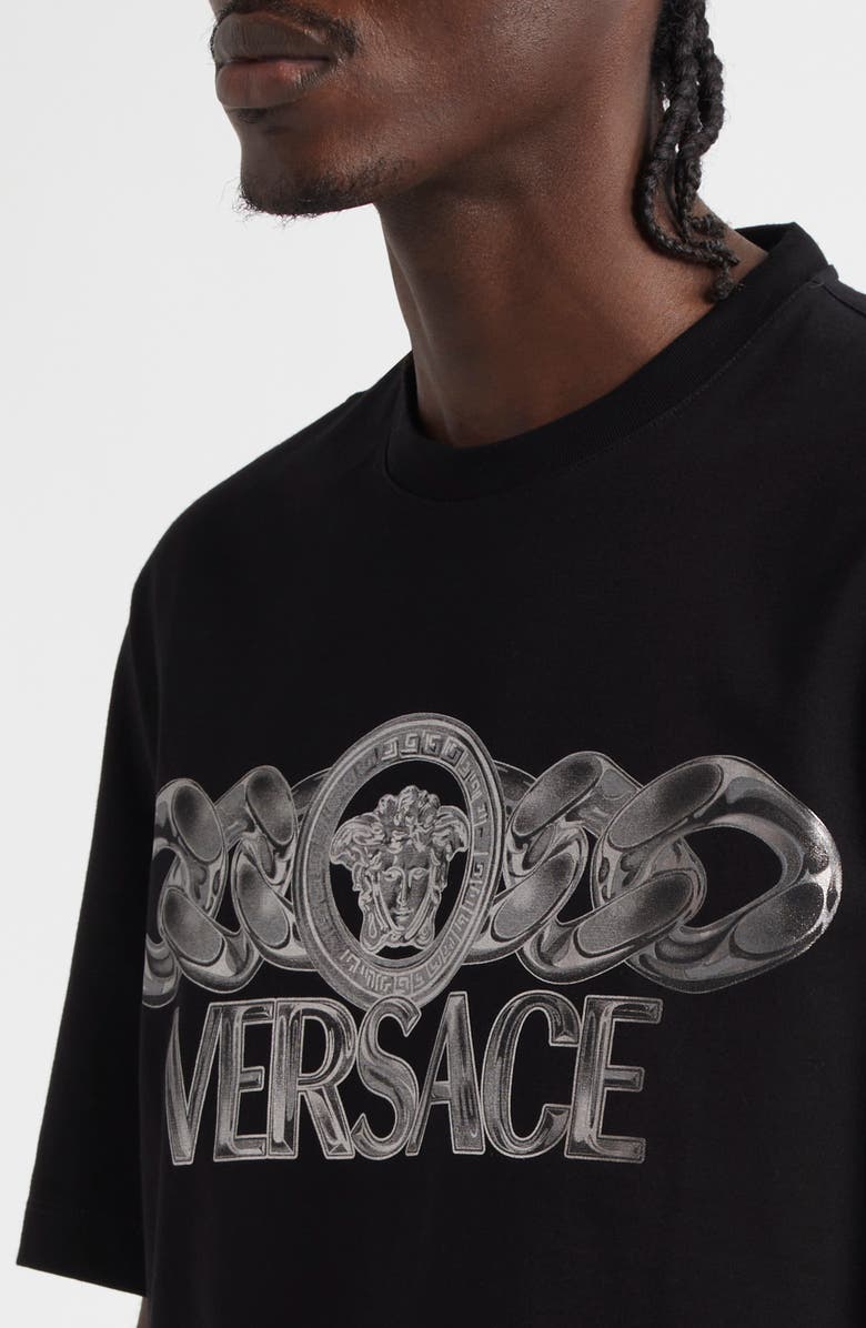 Versace Medusa on Chain Logo Graphic T-Shirt | Nordstromrack