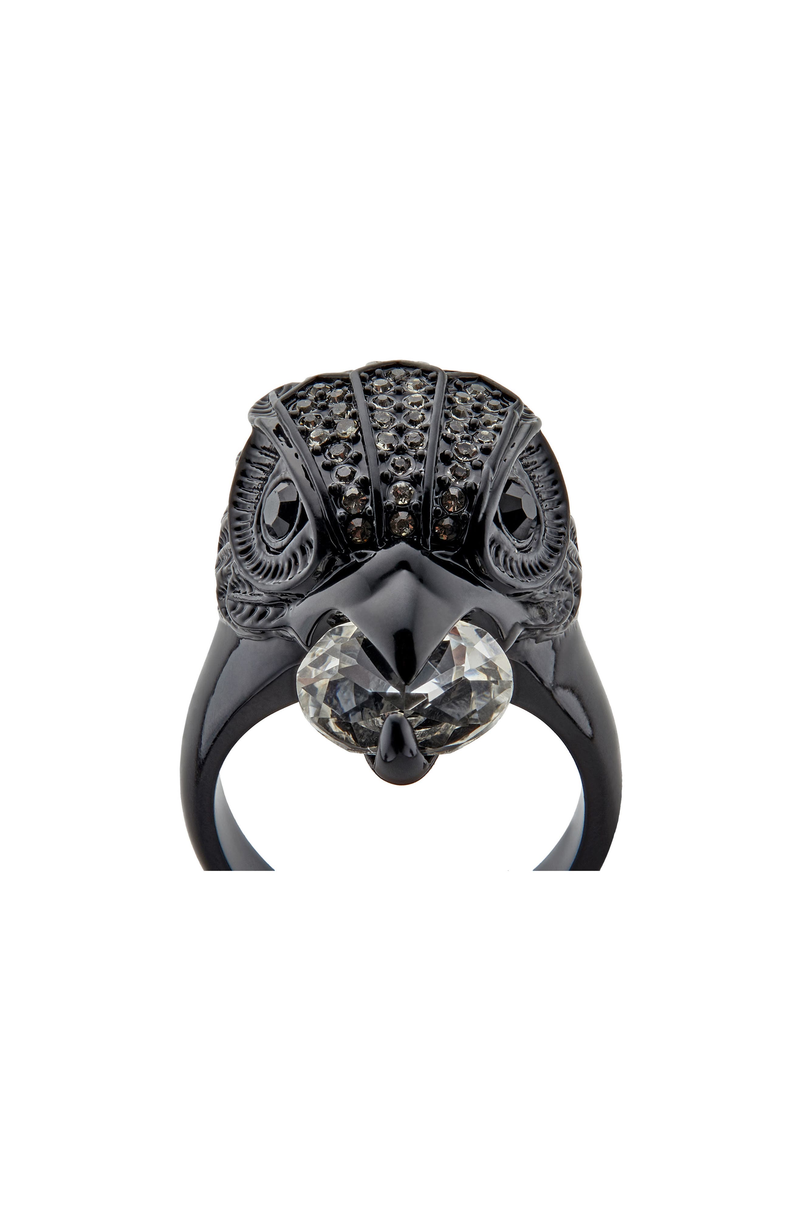 Kurt Geiger London Pavé Eagle's Head Crystal Cocktail Ring | Nordstromrack