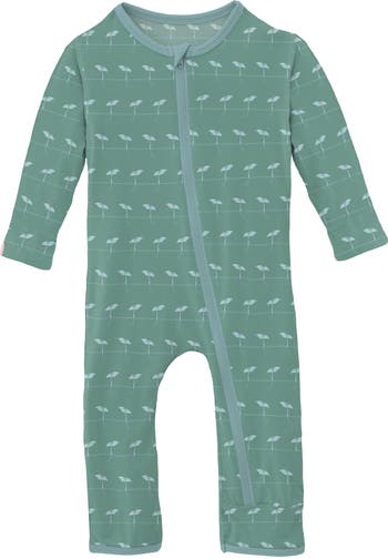 KicKee Pants Little Sprout Fitted One-Piece Pajamas | Nordstromrack