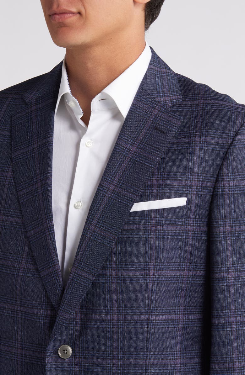 BOSS Hutson Check Wool Sport Coat | Nordstromrack