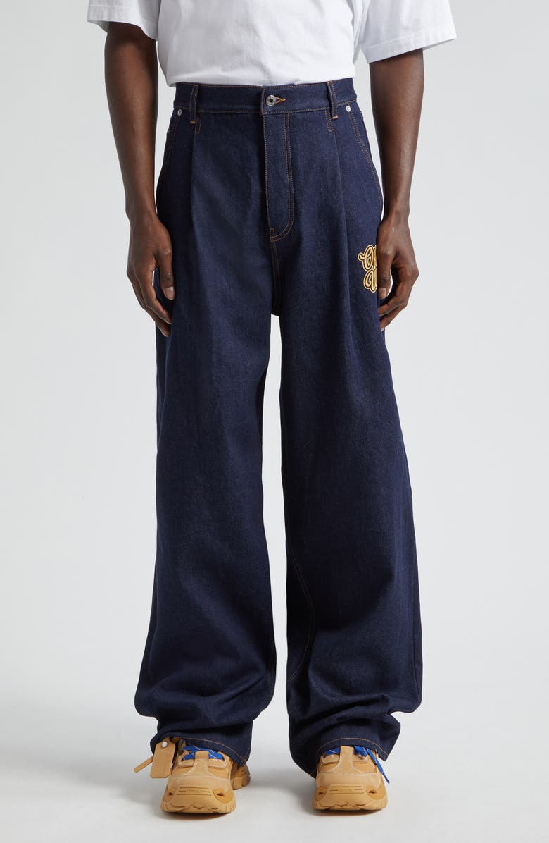 Off-White '90s Logo Baggy Jeans | Nordstromrack