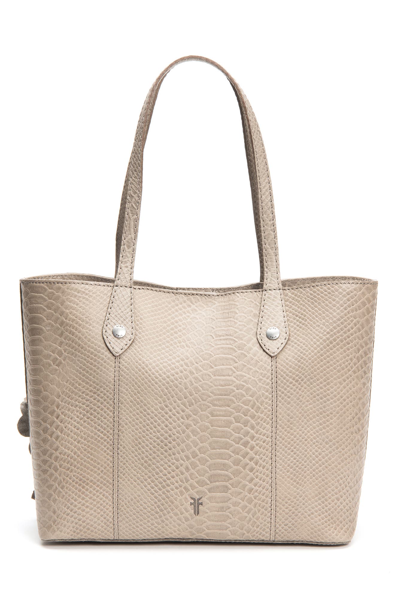 Frye Melissa Floral Snake Embossed Leather Tote | Nordstromrack