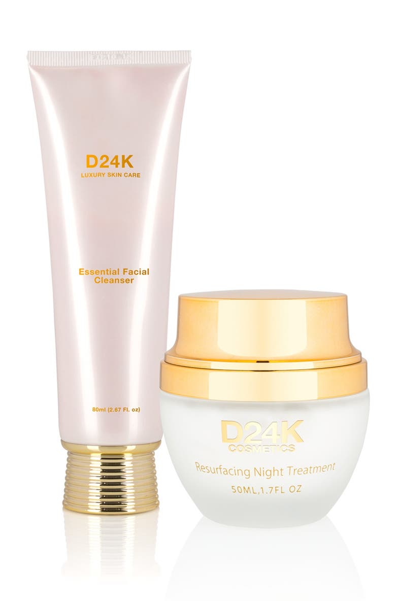 D24K Night Treatment & Essential Cleanser 2-Piece Set | Nordstromrack