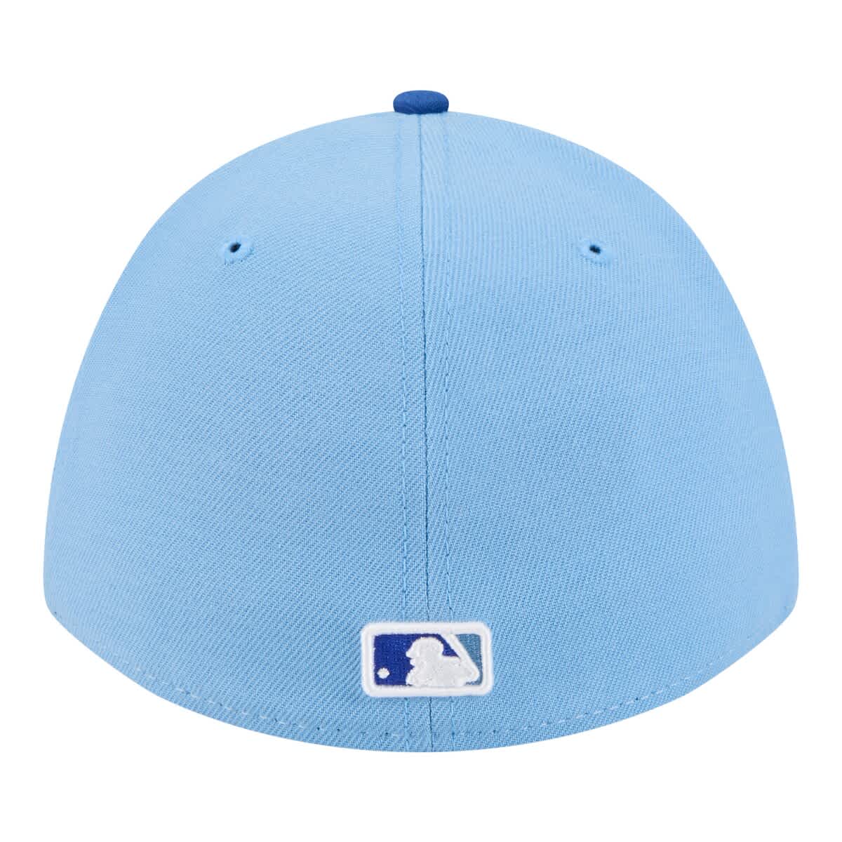 New Era Men's New Era White/Royal Kansas City Royals Player Replica ...