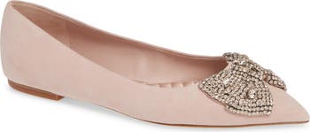 Tory Burch Esme Crystal Bow Flat (Women) | Nordstrom