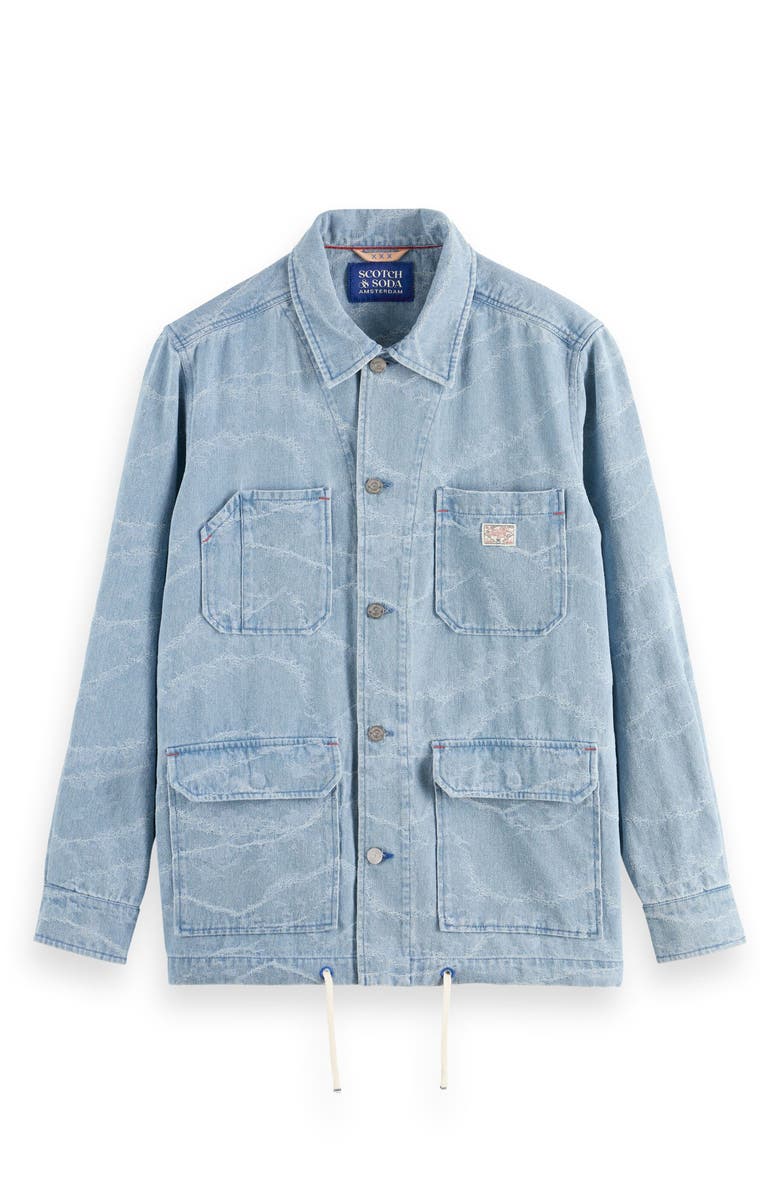 Scotch & Soda Jacquard Denim Jacket | Nordstromrack