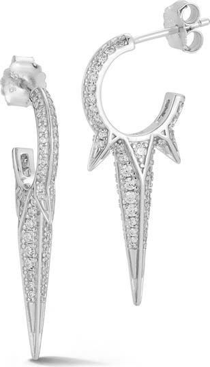 GLAZE JEWELRY Spike Hoop Earrings | Nordstromrack