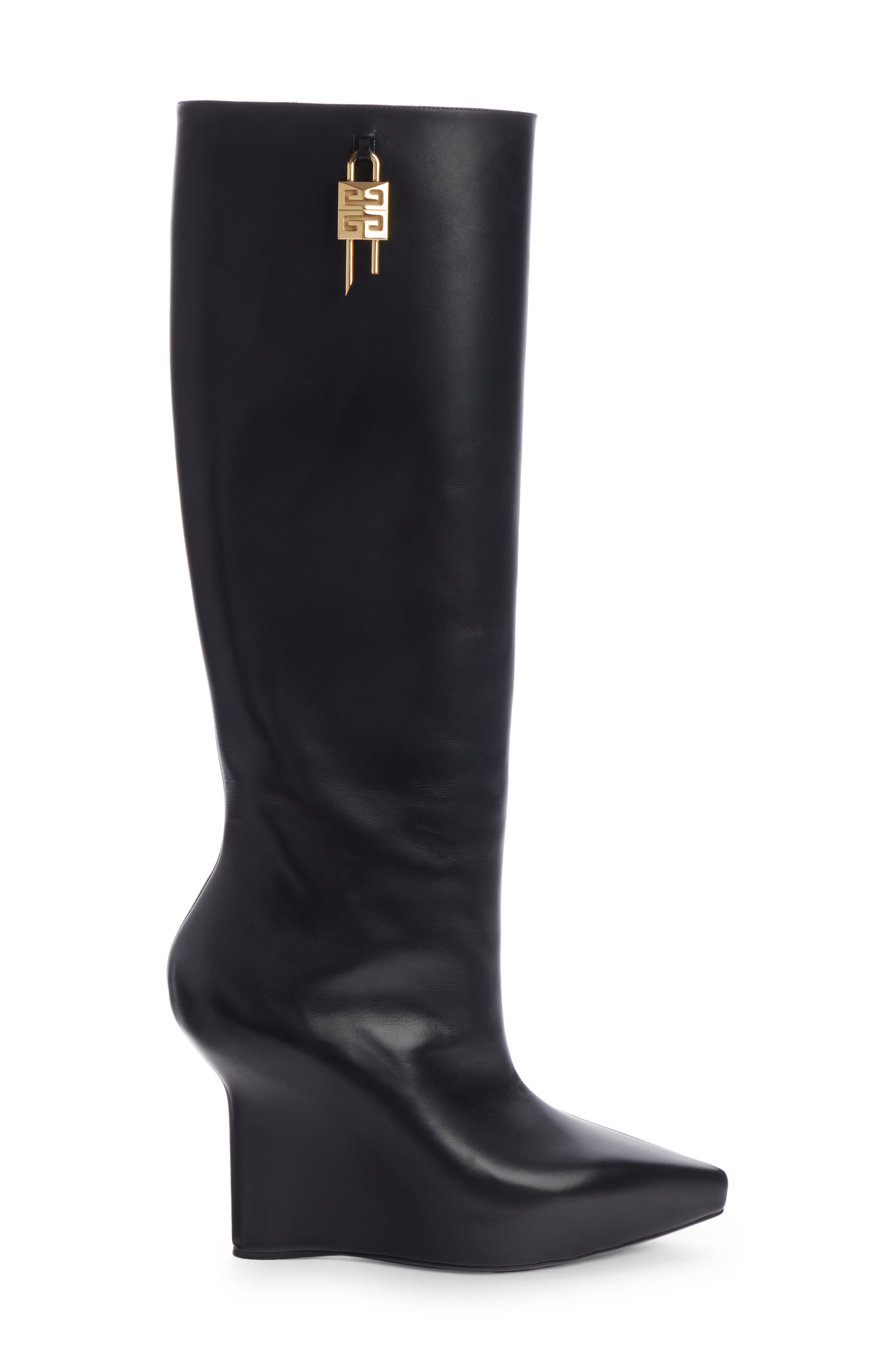 Givenchy G-Lock Wedge Knee High Boot (Women) | Nordstromrack