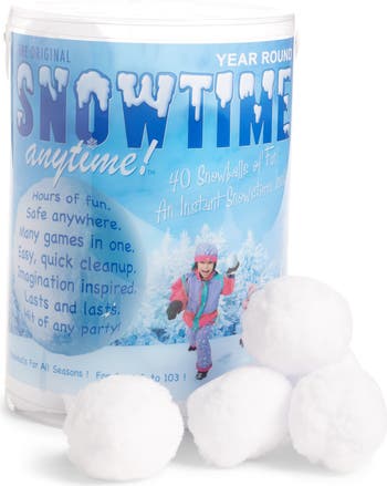 Indoor Snowball Fight Snowtime Anytime 40-Pack Snowballs | Nordstrom