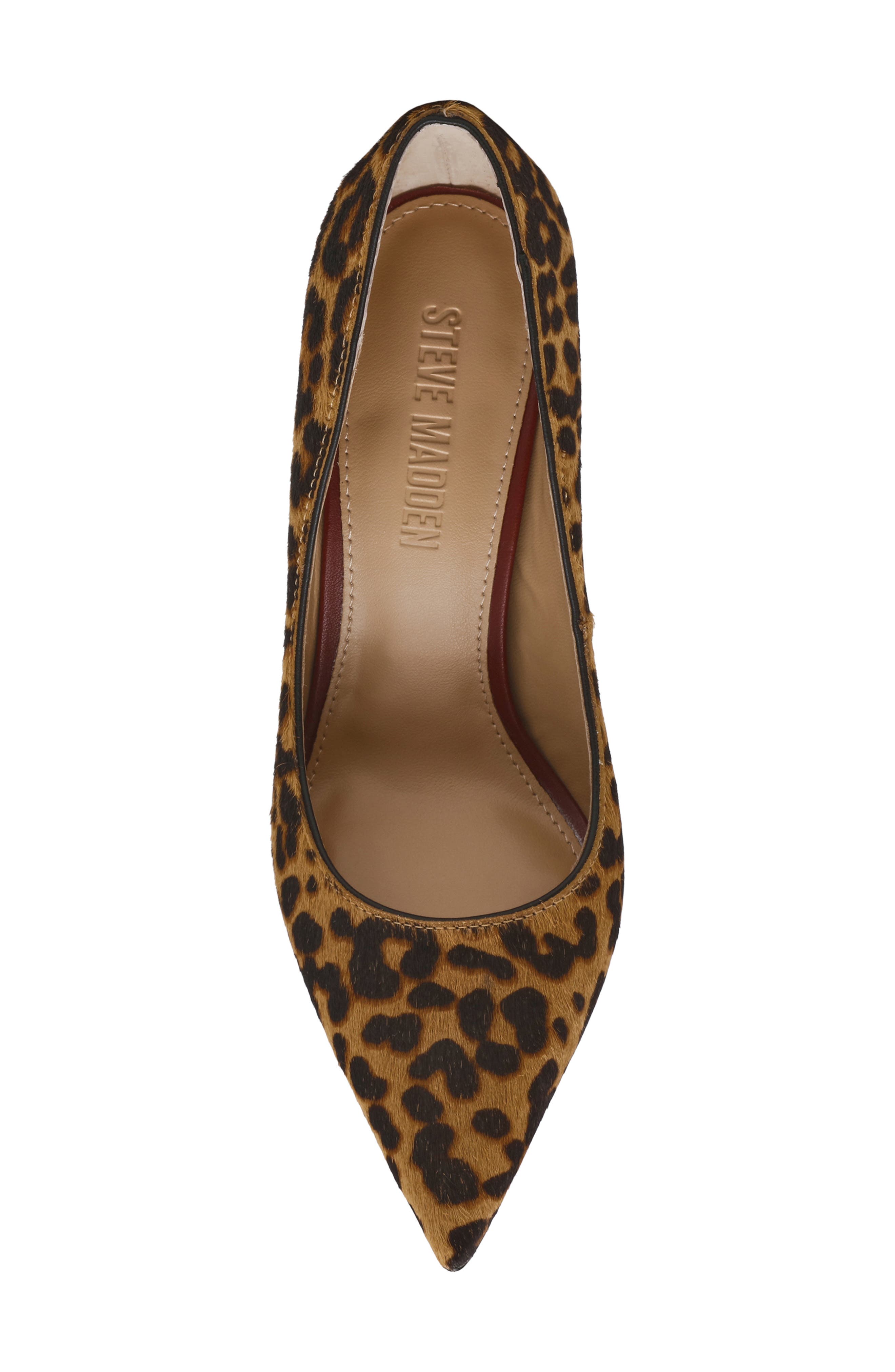Steve Madden Thrive Genuine Calf Hair Pointed Toe Pump (Women ...