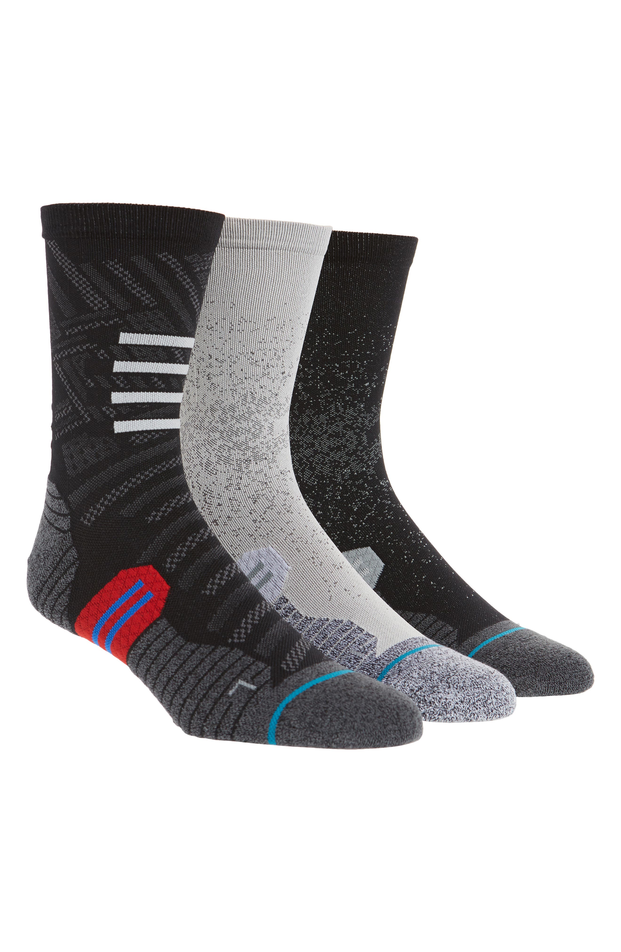 Stance 3-Pack Run Crew Socks | Nordstrom