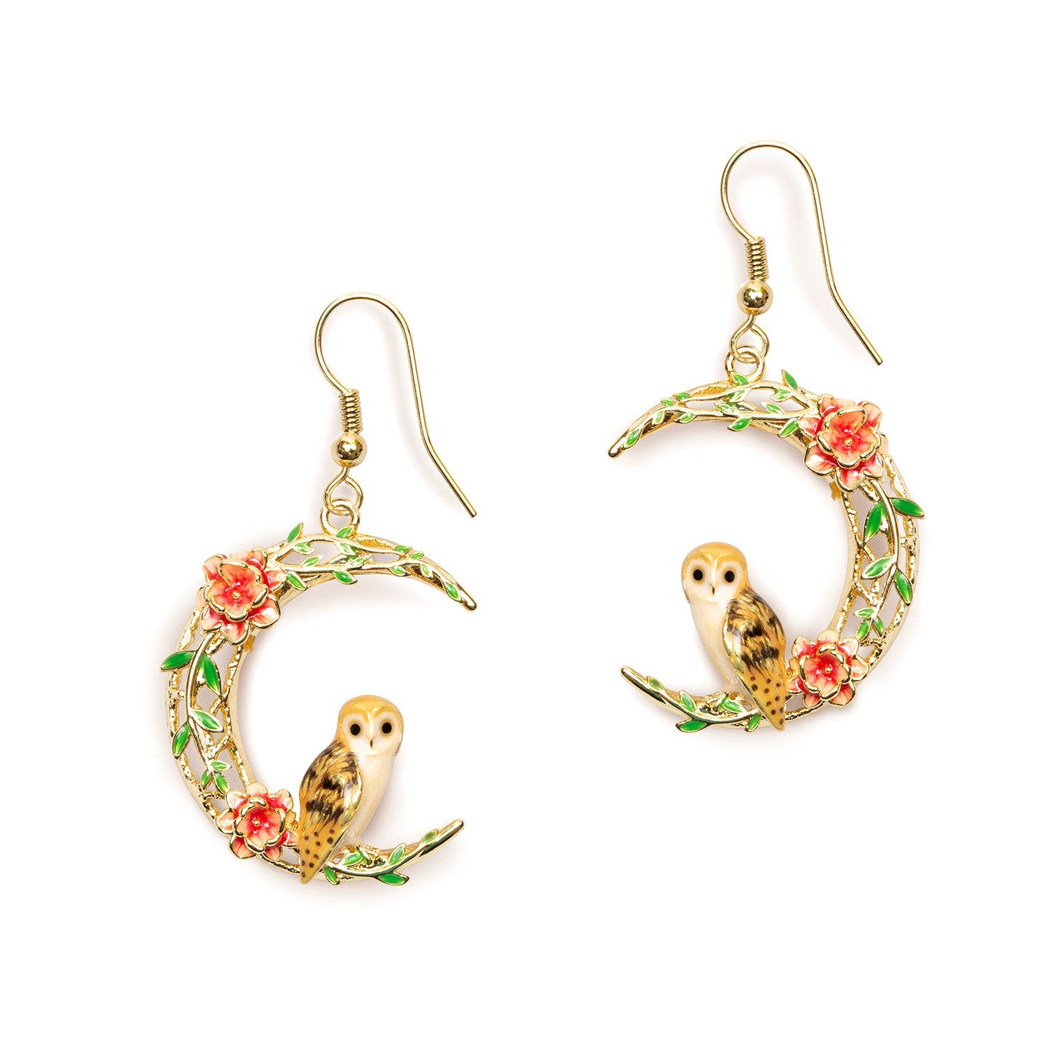 Bill Skinner Studio Owl in a Moon Drop Earrings | Nordstrom