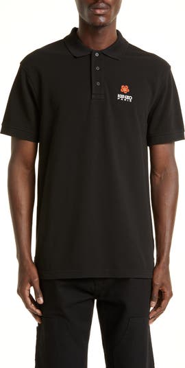 KENZO Boke Flower Appliqué Piqué Polo | Nordstrom